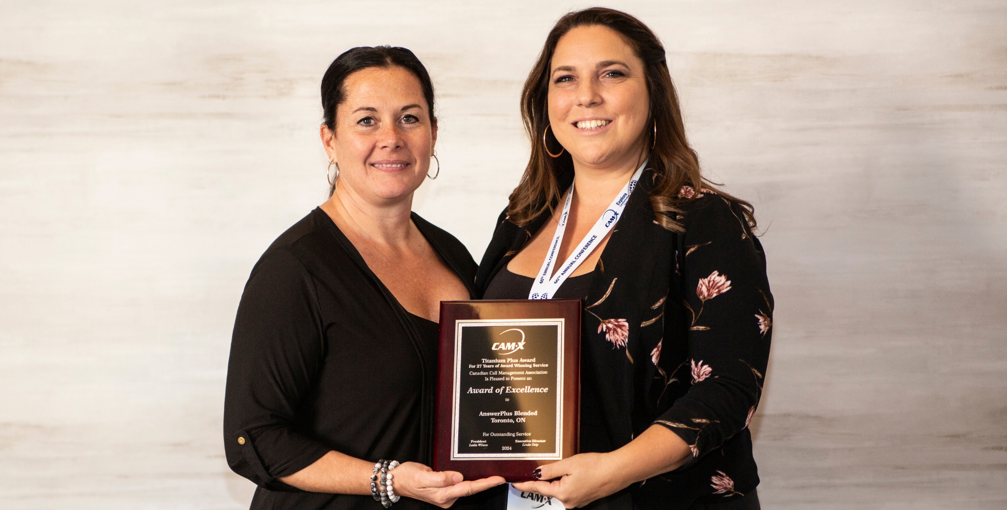 AnswerPlus Toronto Earns CAM-X Award of Excellence 27 Years In a Row ...